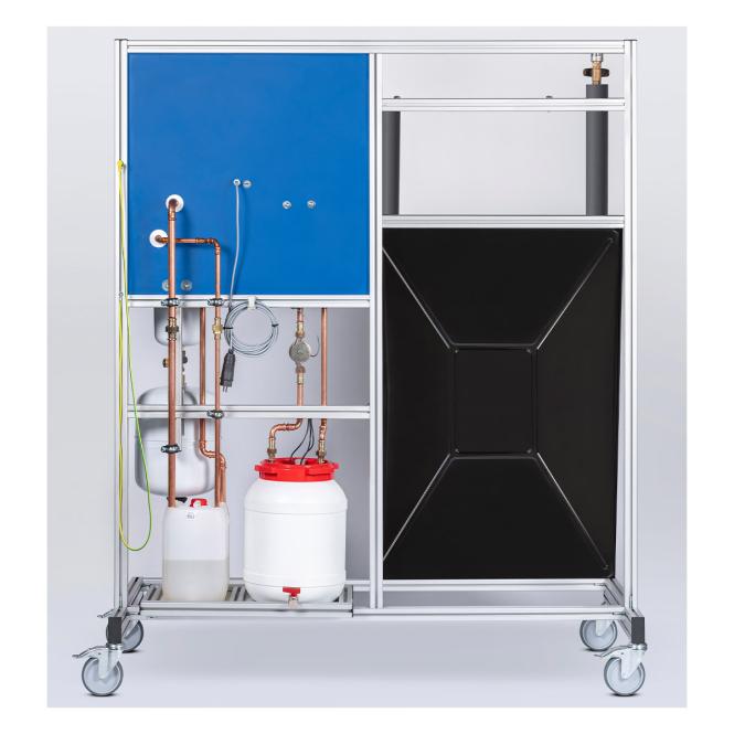 Solar thermal training stand: flat-plate collector | Christiani