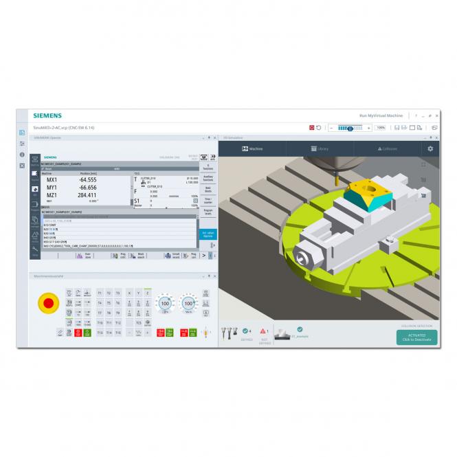 SINUMERIK ONE Run MyVirtual Machine /3D | Christiani